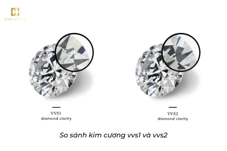 Kim cương VVS1 và VVS2 khác nhau như nào? giá ra sao? | Cao Hùng Diamond