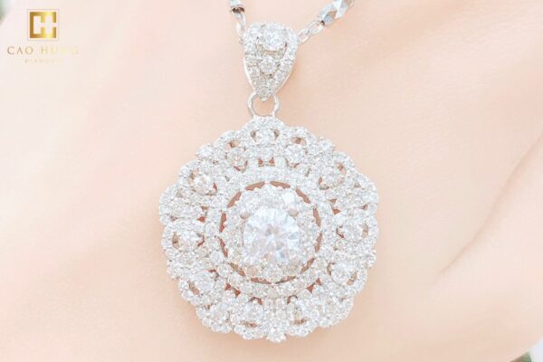Dây chuyền vàng trắng nữ đẹp rạng ngời, giá tốt nhất 2026 | Cao Hùng ...